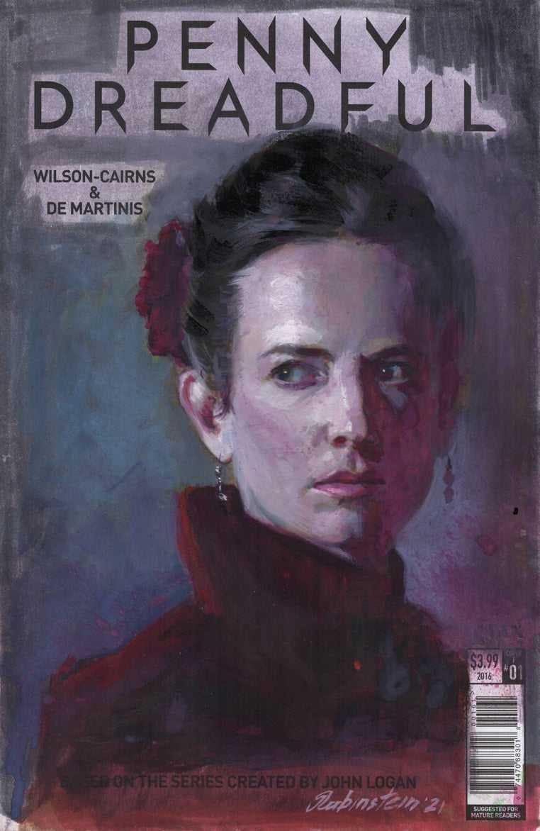 Eva Green Portrait - SOLD – Joe Rubinstein Art